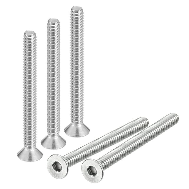 #10-24x2" Flat Head Socket Cap Screws, 304 Stainless Steel Hex Socket ...