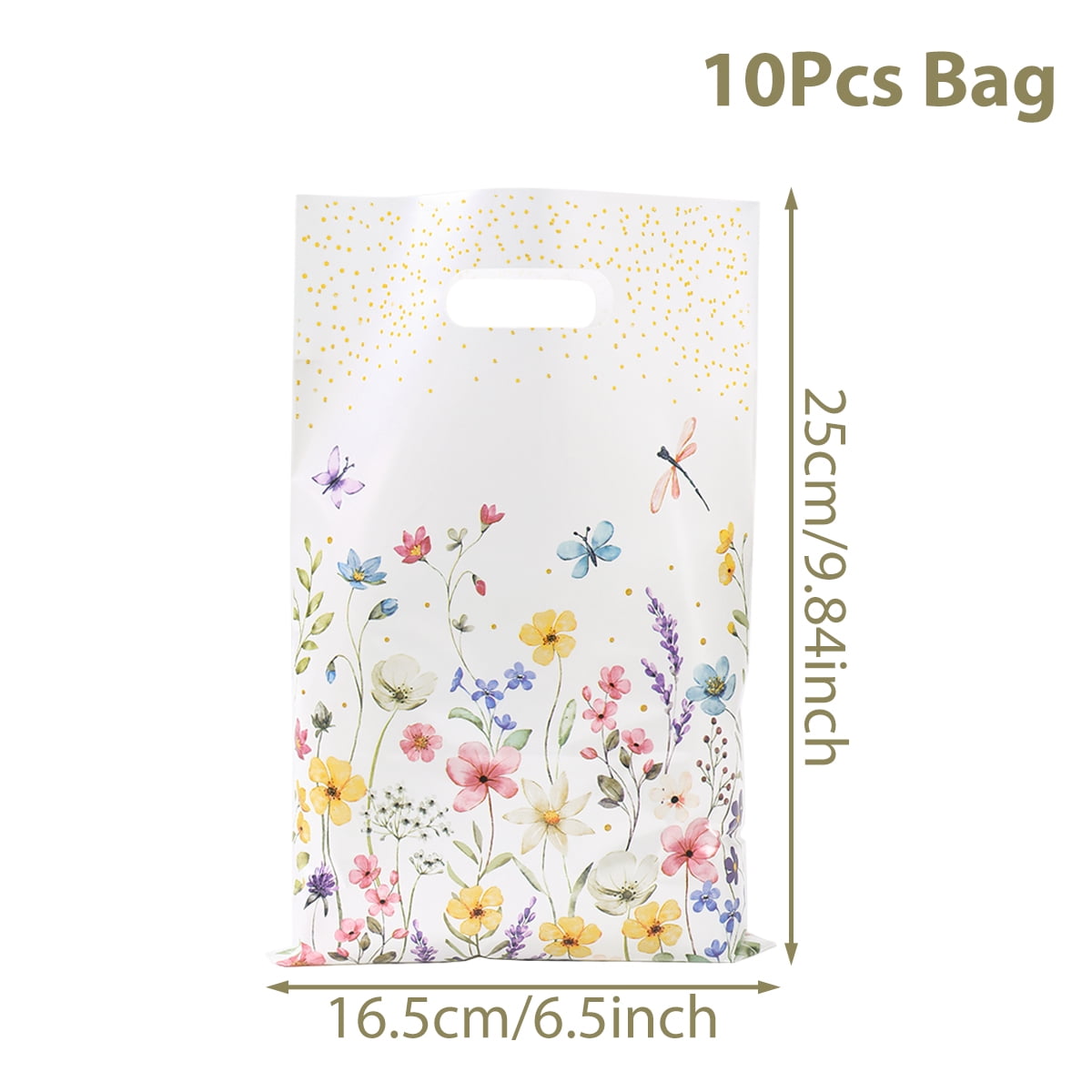 10/25/50pcs Handbag Candy Bags Wildflower Spring Birthday Party Gift ...