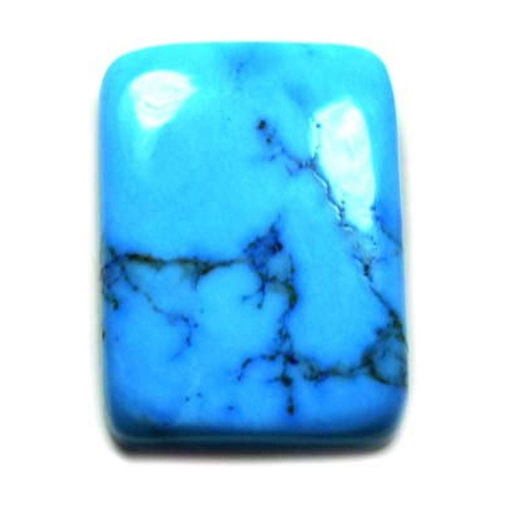 10.25 Ratti Certified Real Turquoise Gemstone 9.32 Carat Rectangle ...