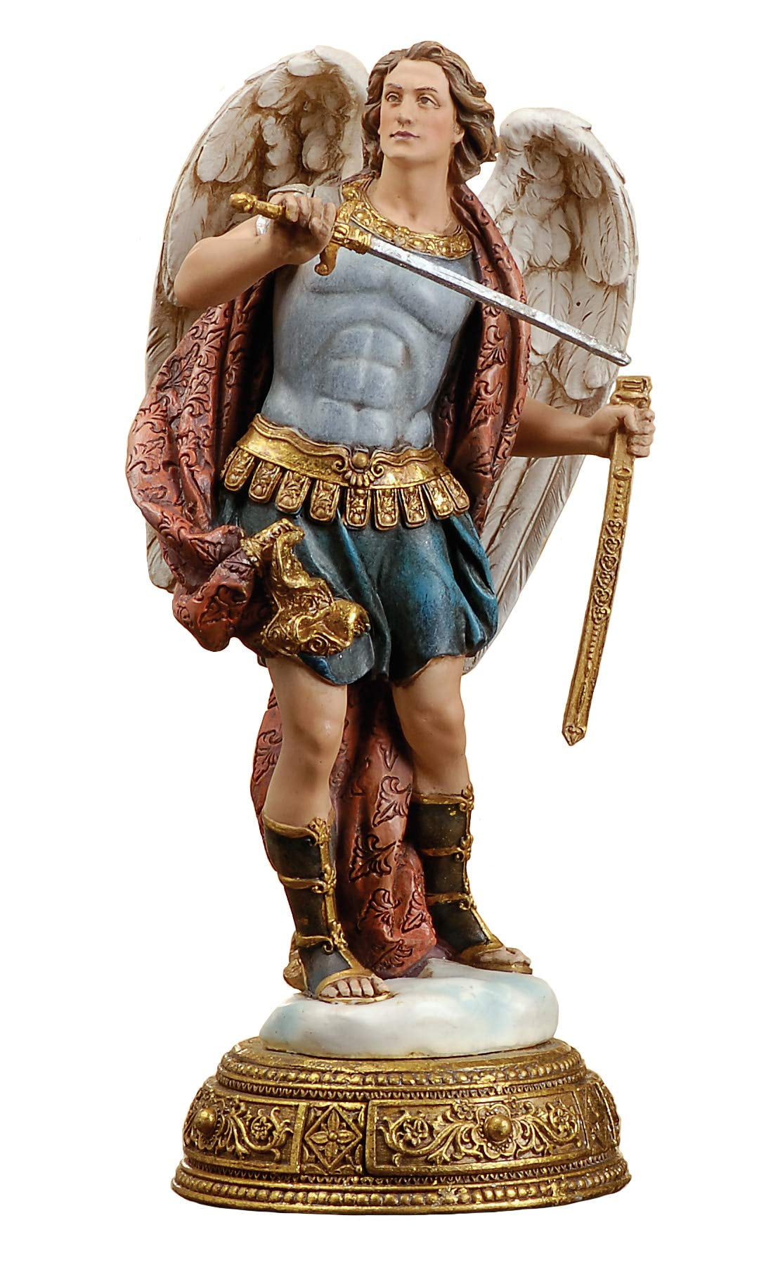 10.25" St. Michael Figure Joseph Studio Heavenly Protect by Roman ...