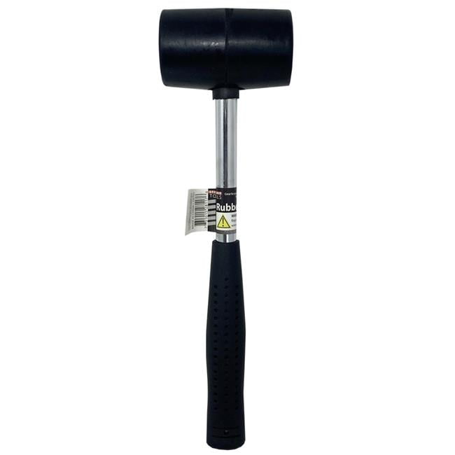 Kole Imports 10.25 in. 10 oz Rubber Hammer with Ergonomic Handle - Pack ...