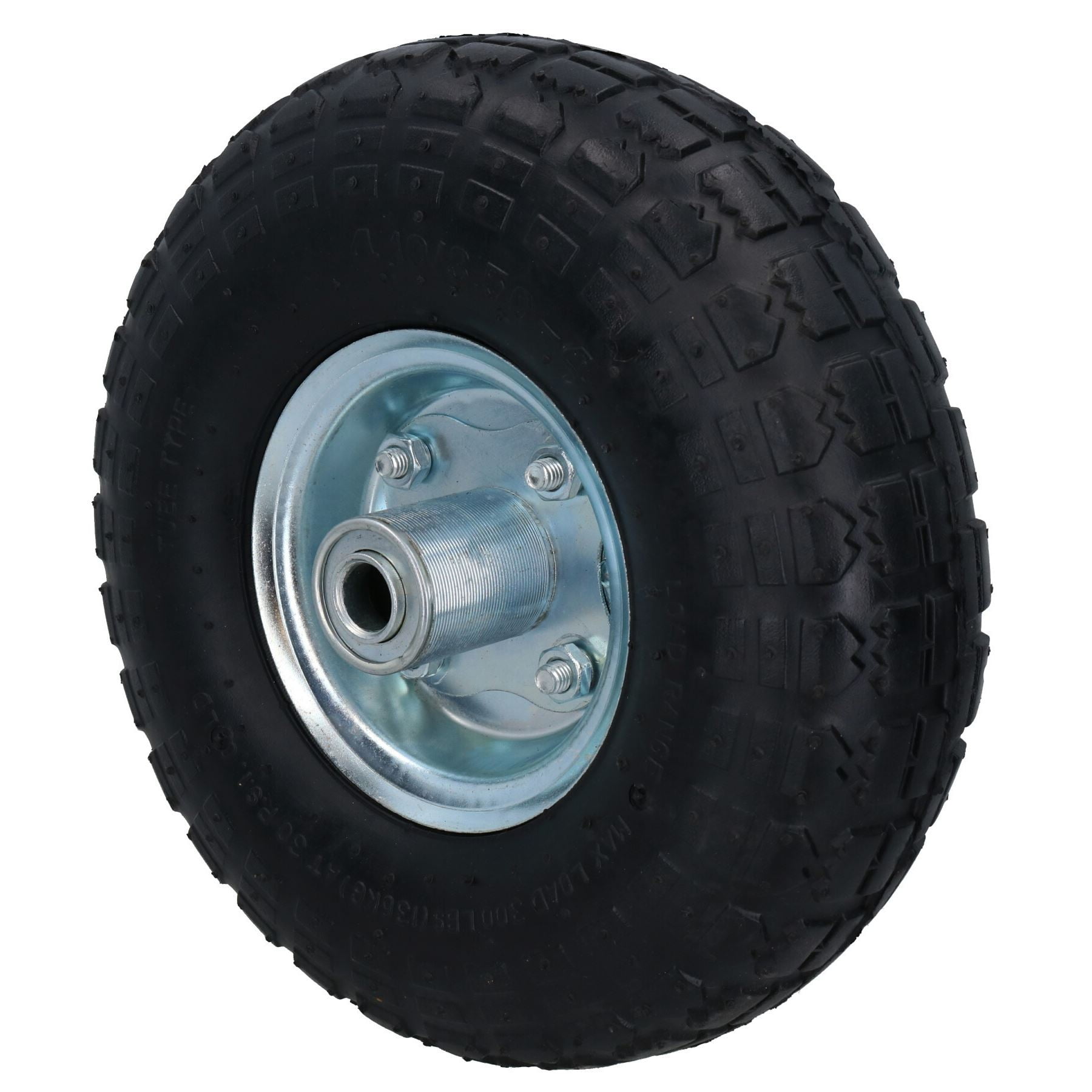 10” (250mm) Pneumatic Sack Truck Trolley Garden Cart Wheel 16mm Bore ...