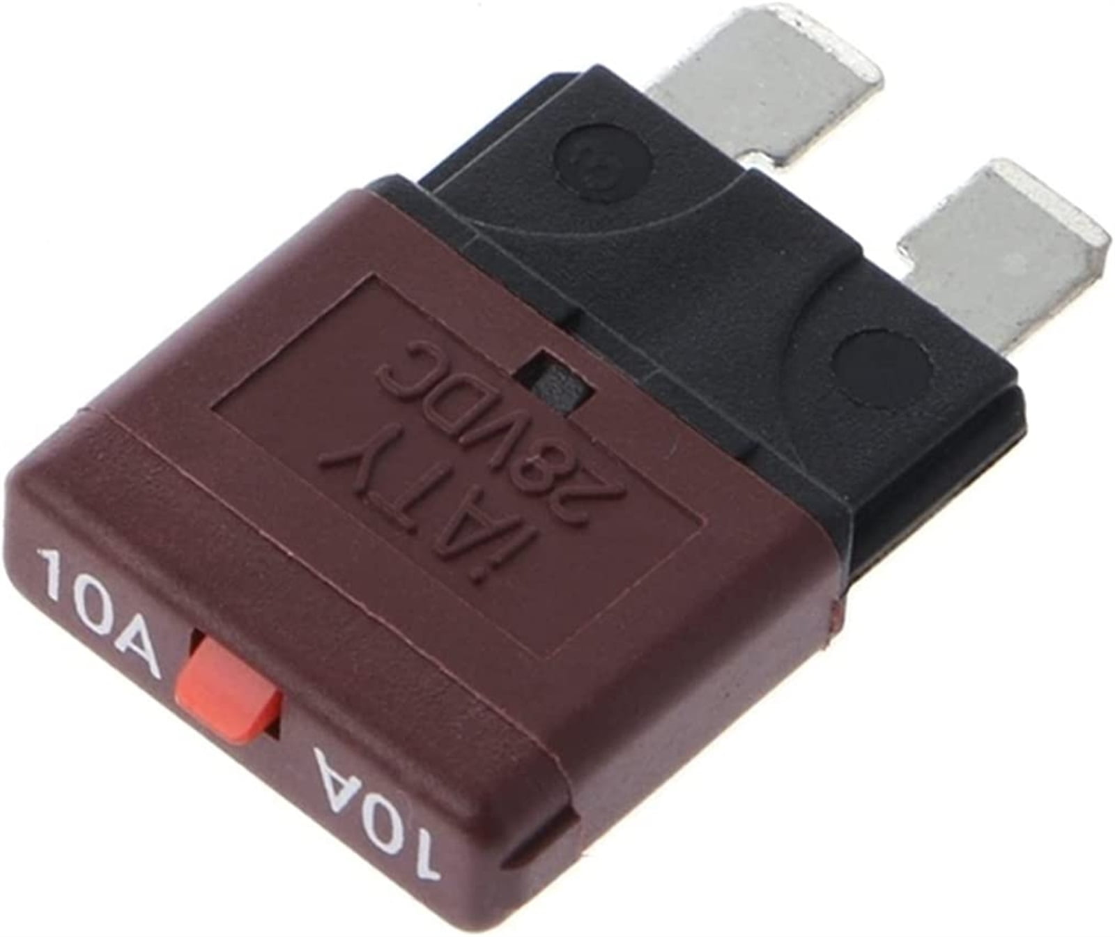 10-25A Circuit Breaker Blade Fuse 28V Resettable Manual Reset Fuse ...