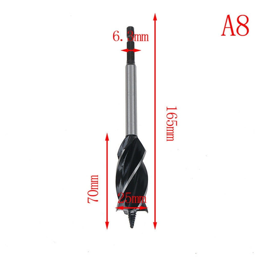 10-25mm Drill Bit Set Wood Fast Cut Auger Carpenter Joiner Tool 25mm ...
