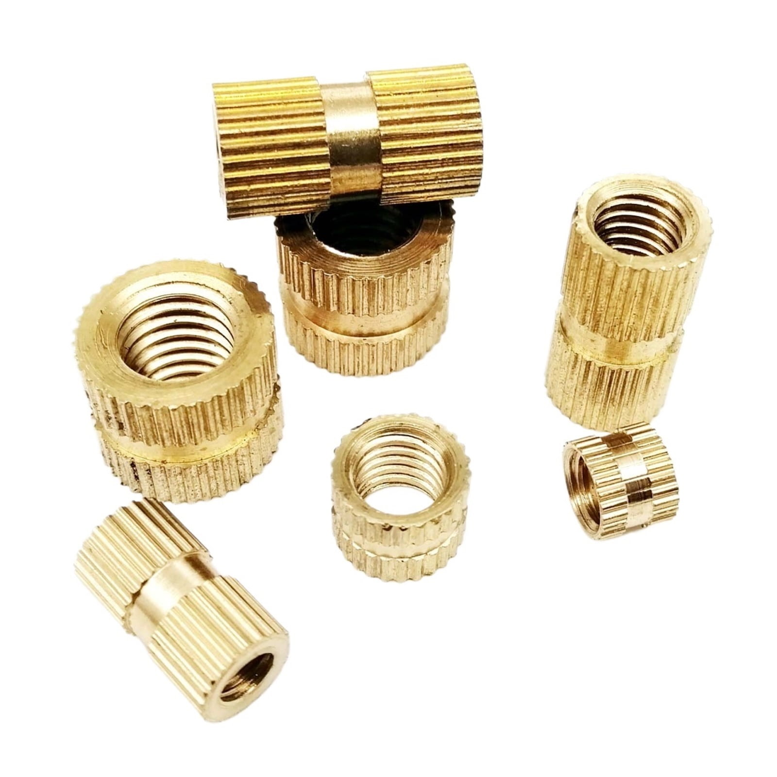 10/25pcs M1.6 M2 M2.5 M4 M5 Solid Brass 3D Printer Hot Melt Thread ...