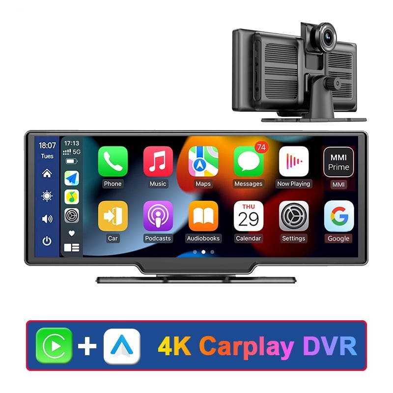 10.26" 4K Car DVR Dash Cam Rearview mirror camera Wifi Carplay ...