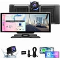 10.26" Wireless Carplay Screen for Car with 4K Dash Cam | Portable Car ...