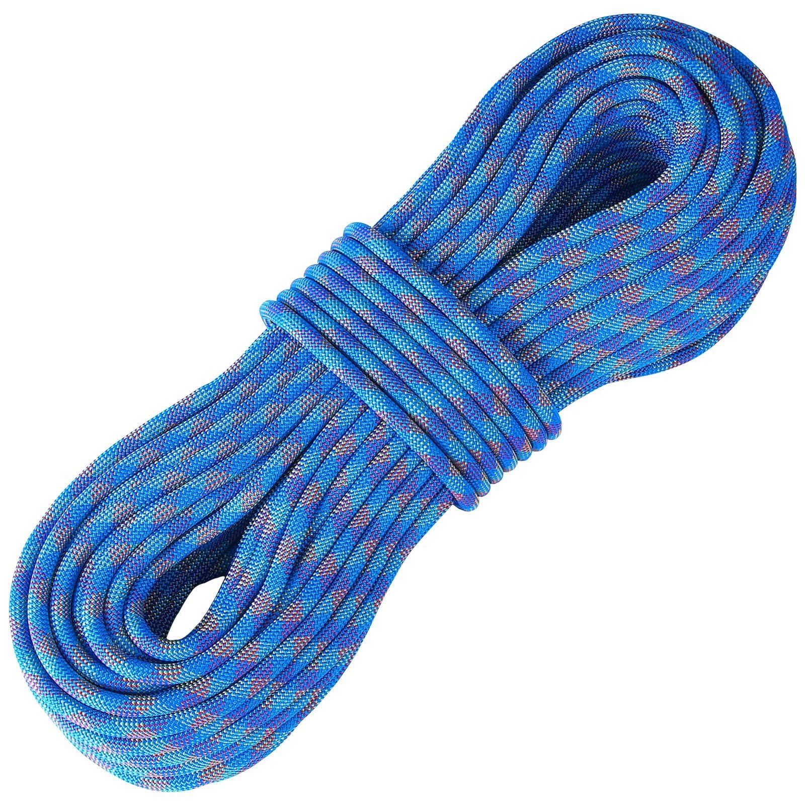 10.2mm Dynamic Climbing Rope, 25KN Tactical Climbing Rope 60M (197ft ...