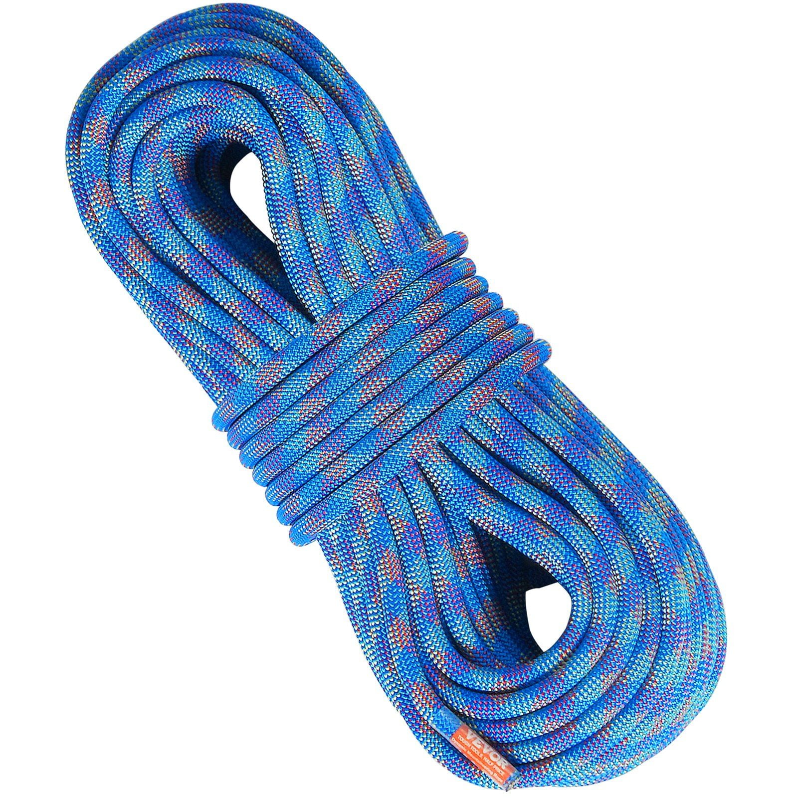10.2mm Dynamic Climbing Rope, 50 Meters (164 Feet) Outdoor Rock ...