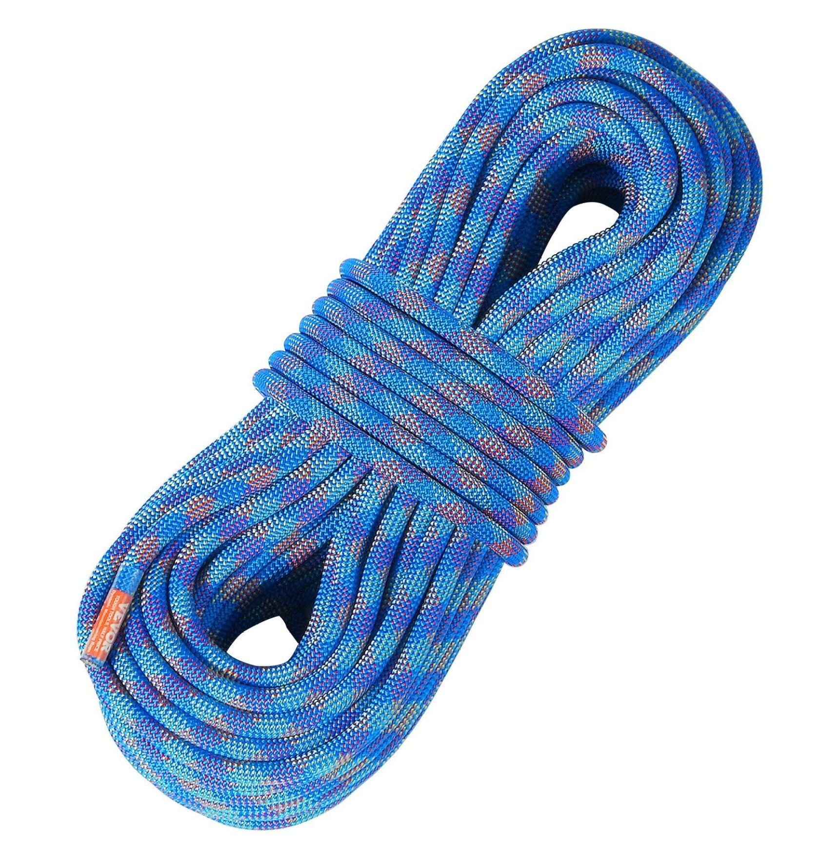 10.2mm Dynamic Climbing Rope, 50M(164ft) Outdoor Rock Climbing Rope ...