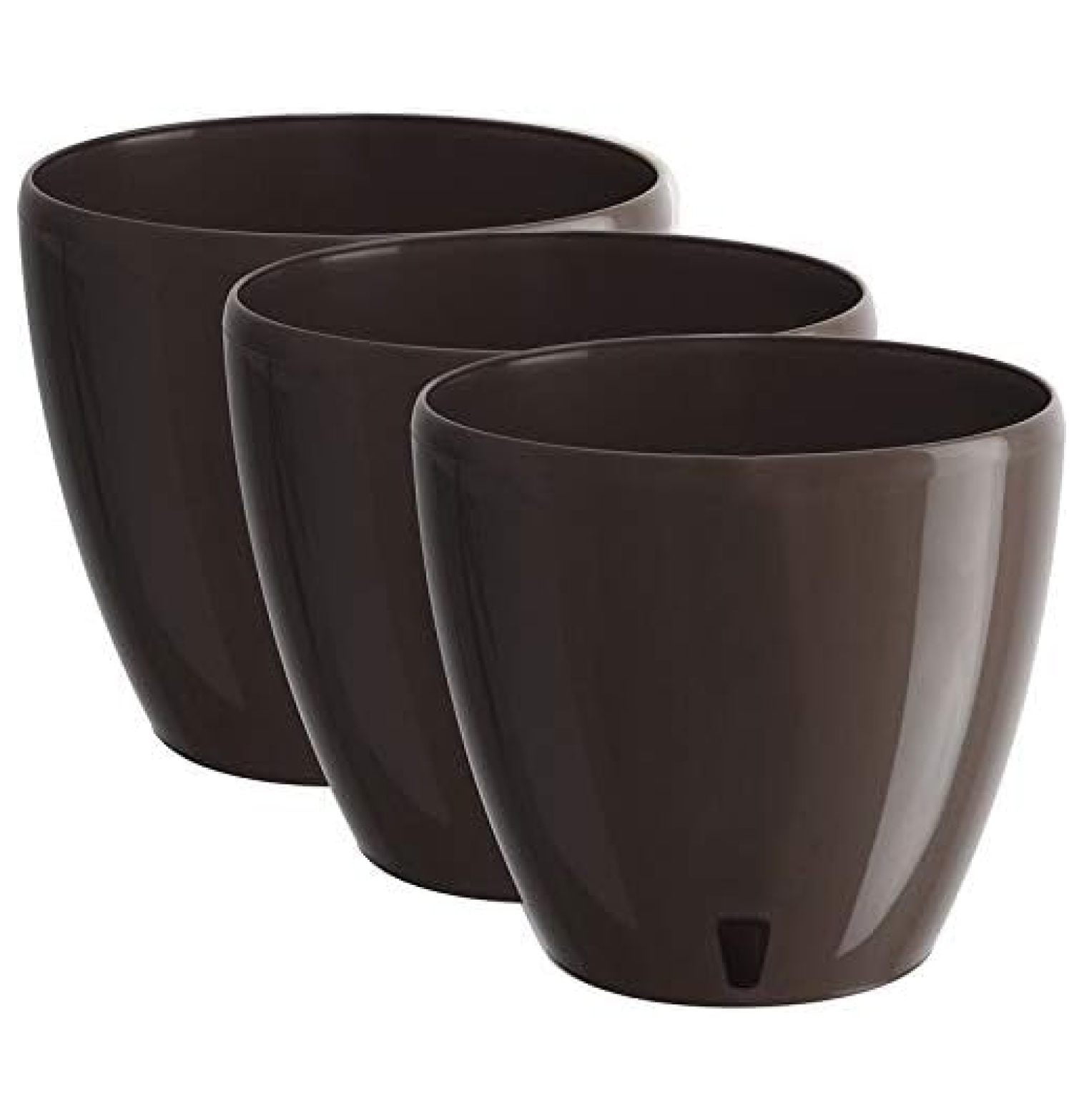 10.3" DECO Self Watering Pots for Indoor Plants in SHADE (SET of 3 ...