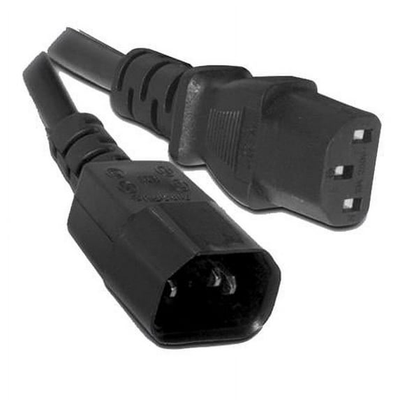 10' 3-Pin Male-to-Female IEC Extension Cable - Walmart.com