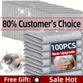 10/30/50/100pcs Double Layer Metal Wire Cleaning Cloths, Multi-Purpose ...