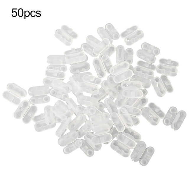 10/30/50 Pcs Roller Blind Pull Cord Connector Clips Plastic Curtain ...