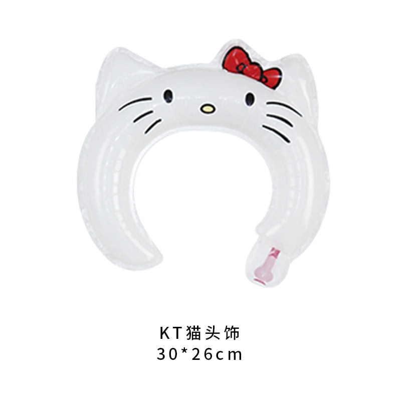 10/30/50PCS Sanrio Headband Balloon Set Inflatable Kuromi Hello Kitty ...