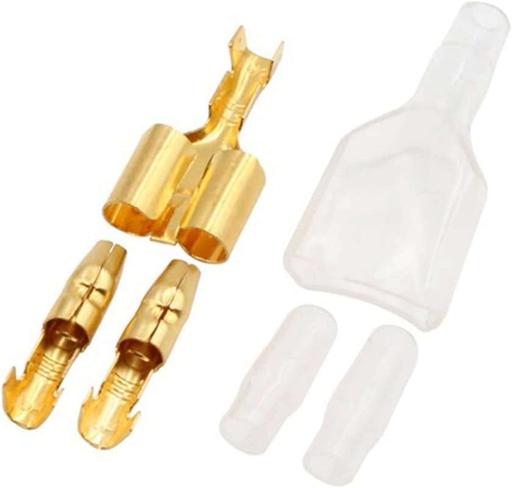 10/30/50Sets One Female and Two Male 4.0 Bullet Terminal Electrical ...