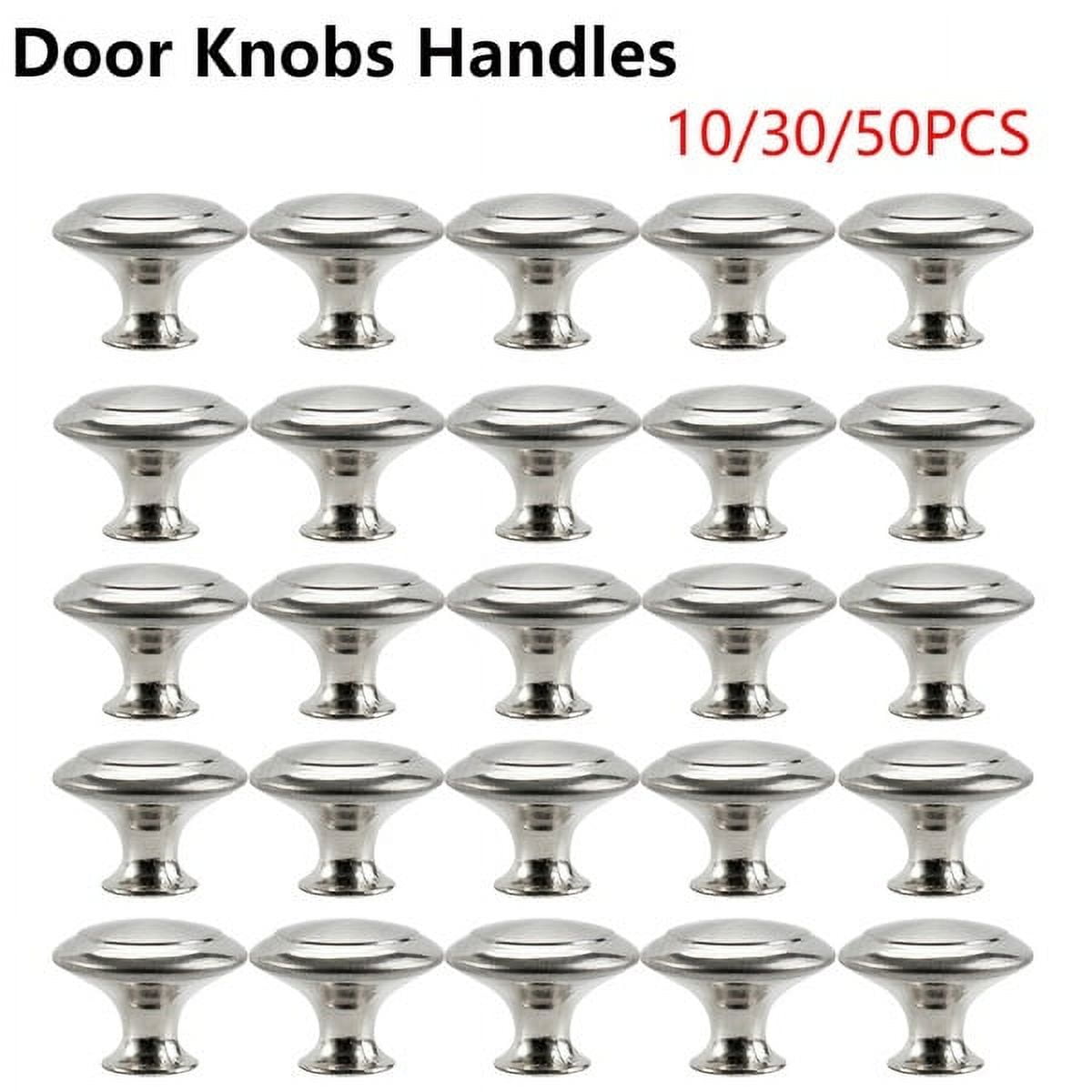 10/30/50pcs Knobs Round Drawer Handles Drawer Wardrobe Kitchen Cupboard ...