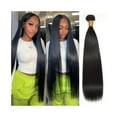 10-30 Inch Bone Straight Human Hair Bundles Natural Color Brazilian ...