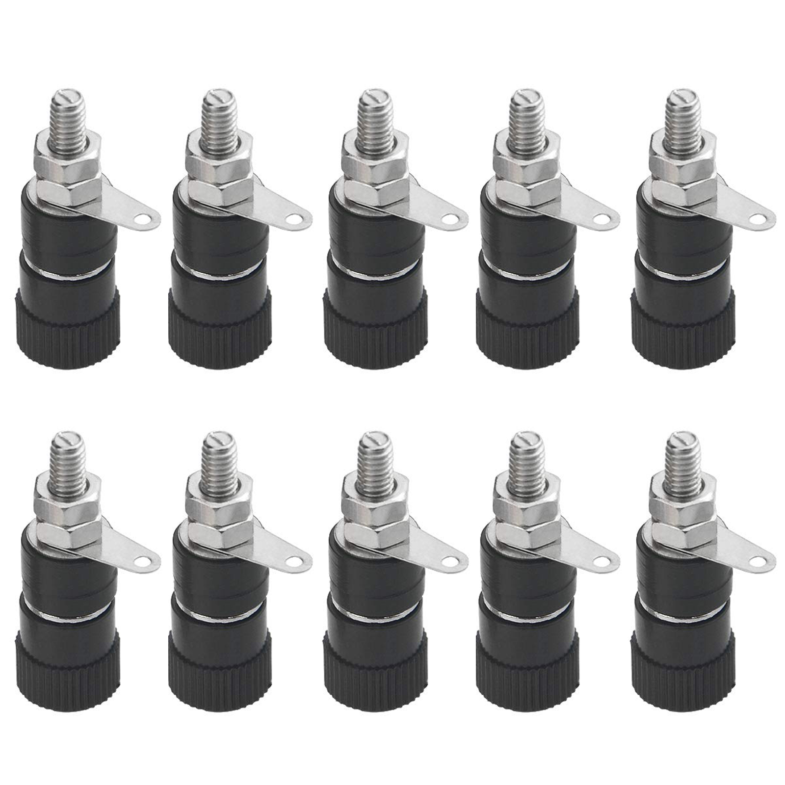 10/30 PCS Binding Posts Terminals 4mm Banana Plug Socket 4mm Terminal Connector for Amplifier ...