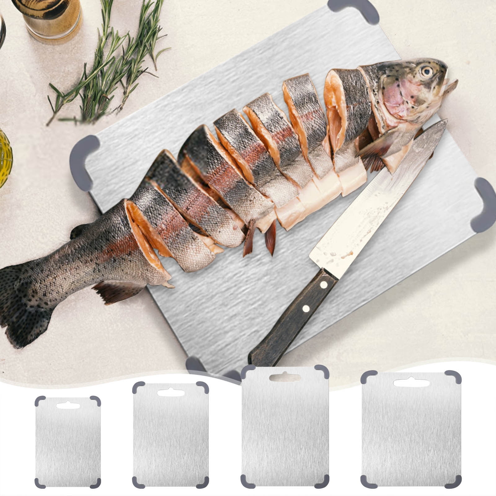 Under 10,304 Stainless Steel,Multi-functional Cutting Board,Double ...