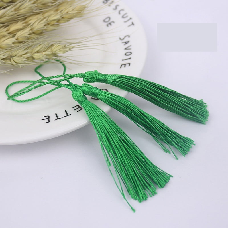 10-30Pcs 80mm Bookmark Tassels Fringe Brush For DIY Key Chain Earring ...