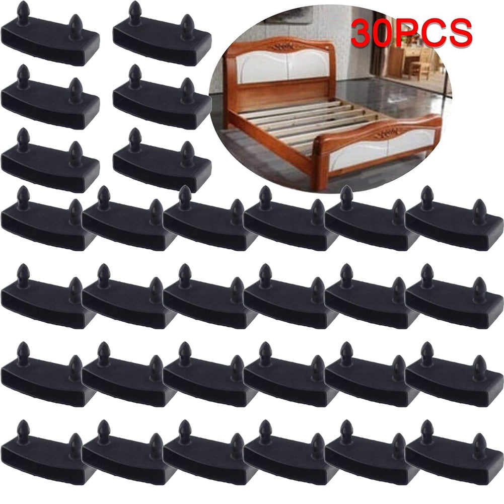 10/30pc Plastic Bed Slat End Cap Holders Sofa Bed Slat Sides Centre Cap ...
