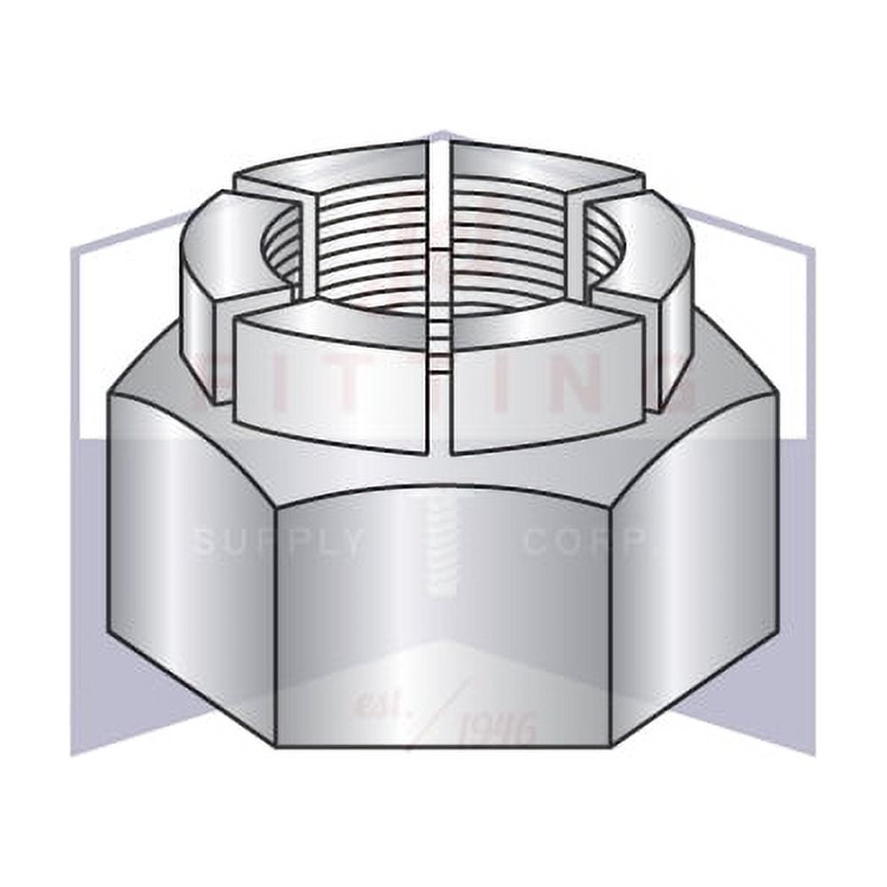 10-32 Flex Type Lock Nuts | Light Hex | Full Height | Steel | Cadmium ...