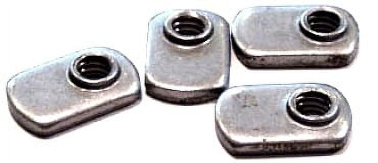 10-32 Offset Hole Tab Weld Nuts / No Projections / Steel / Plain - 1000 ...