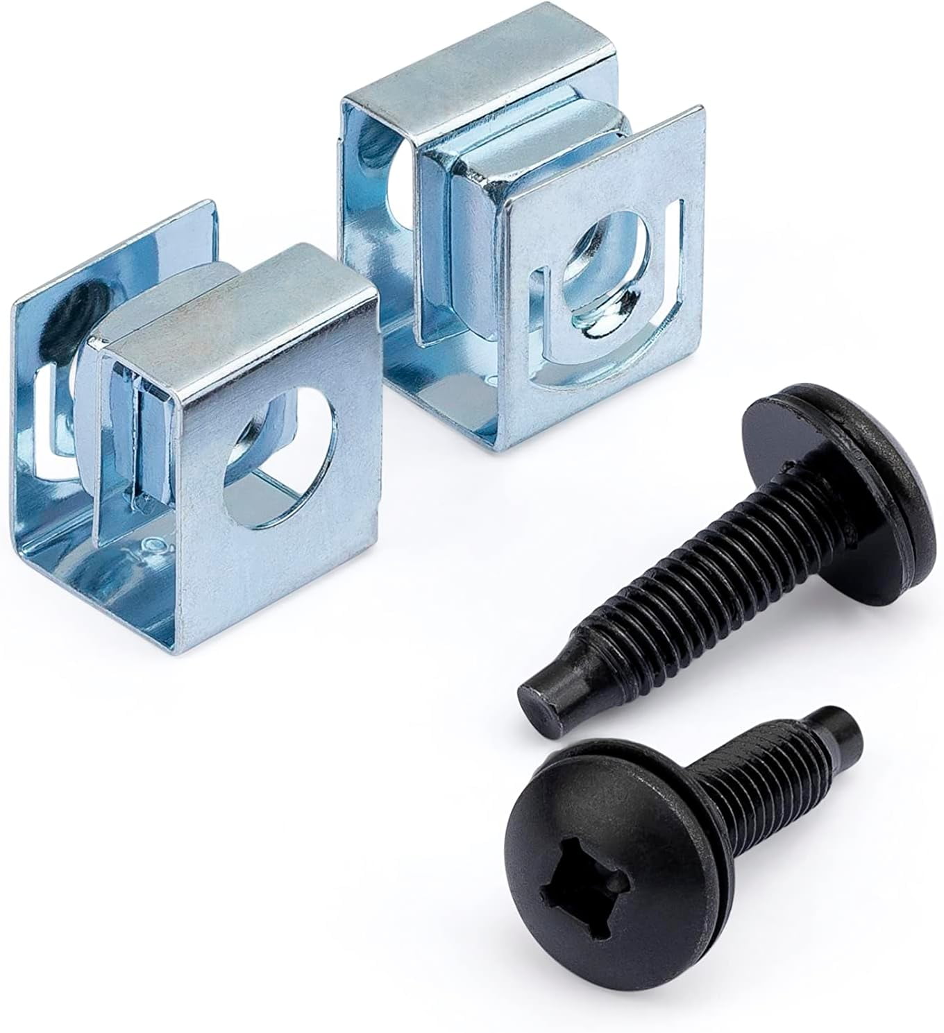 10-32 Server Rack Screws - 50 Pack - Network Rack Screws and Clip Nuts ...