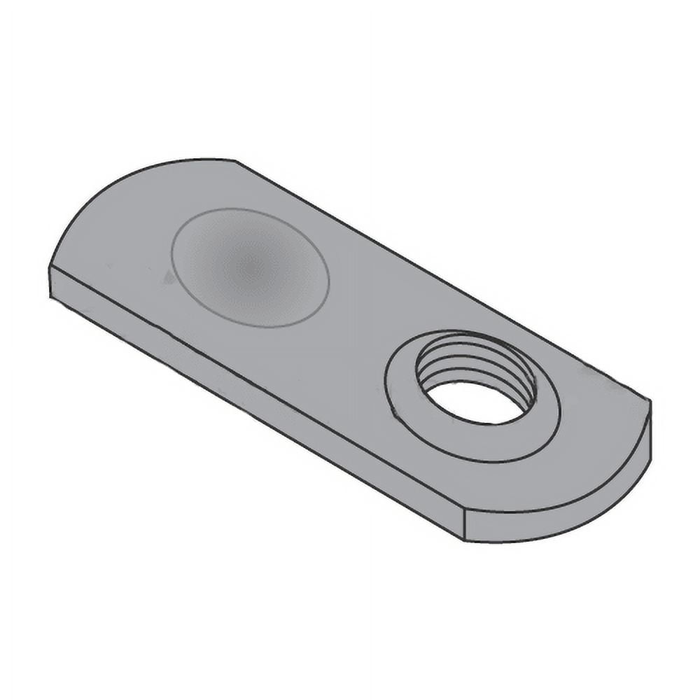 10-32 Spot Weld Nuts / Thin Target Area / Steel / Plain (Quantity: 1000 ...