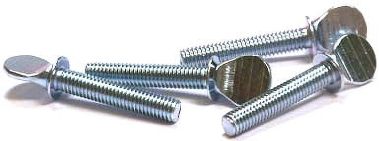 10-32 X 5/8" Thumb Screws / Type P / Shoulder / Steel / Zinc - 1000 ...