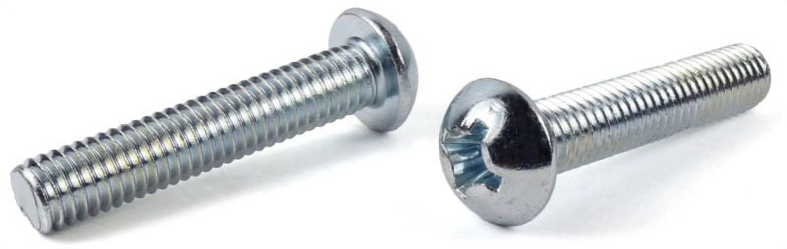 10-32 x 1 1/4" Machine Screws / Phillips / Round Head / Steel / Zinc ...