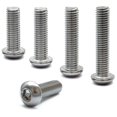 - #10-32 x 1/2" Button Head Socket Screws, ASME B18.3, Stainless Steel ...