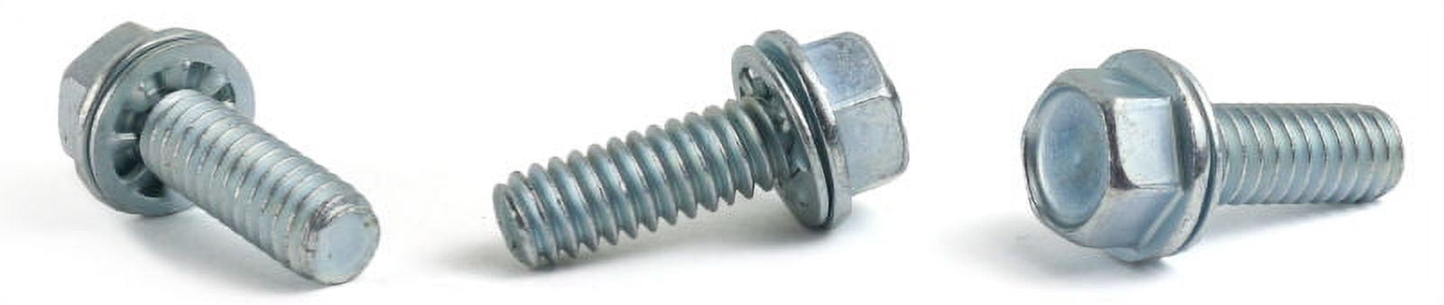 10-32 x 1/2" SEMS Screws / Internal Tooth Washer / Unslotted / Hex ...