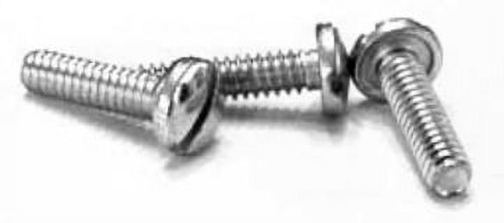 10-32 x 1/4" Machine Screws / Slotted / Binder Undercut Head / Steel ...