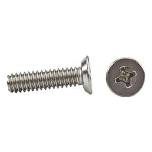10-32 x 3/4" Machine Screws / Phillips / Flat Undercut Head / 18-8 ...