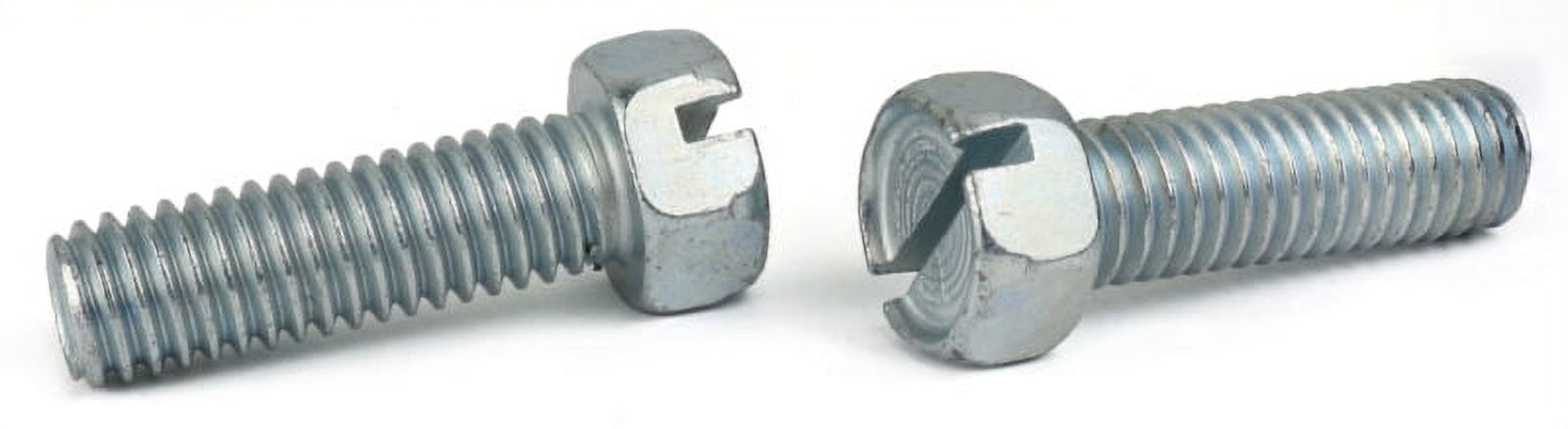 10-32 x 3/4" Machine Screws / Slotted / Hex Head / Steel / Zinc - 5000 ...