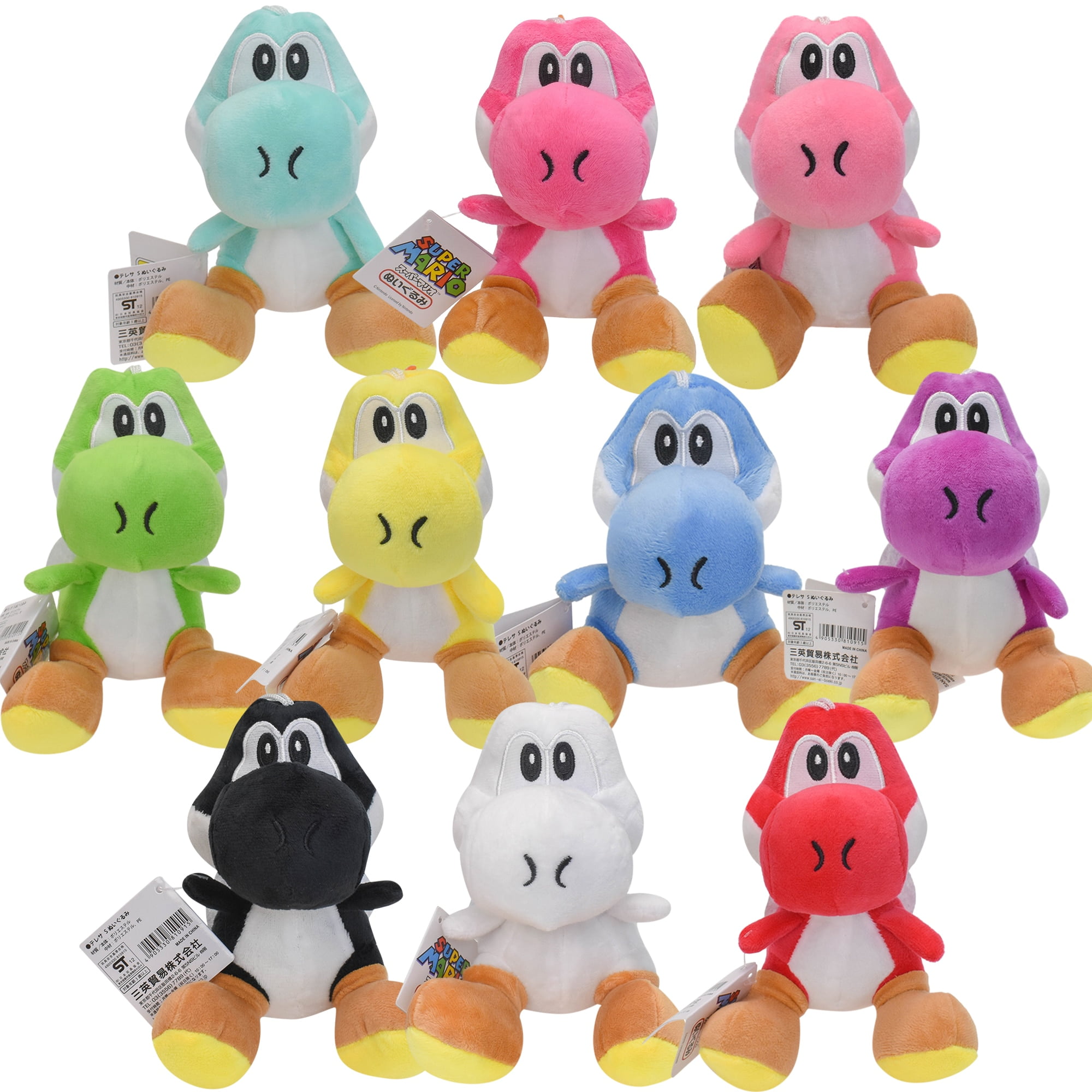 10-33cm Super Mario Bros Yoshi Plush Toys Doll Yoshi Dragon Plush Soft ...