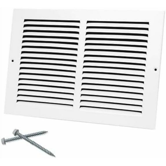 10"W x 8"H [Duct Opening Size] Steel Return Air Grille, Air Return Vent ...