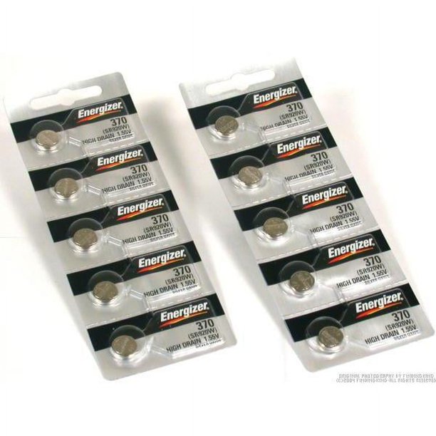 10 371 / 370 Energizer Watch Batteries SR920SW Battery - Walmart ...