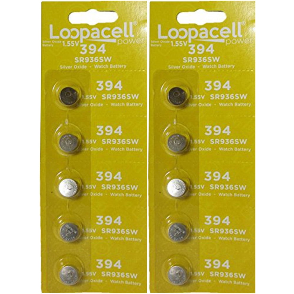 10 394 / 380 Loopacell Watch Batteries SR936W SR936SW - Walmart.com