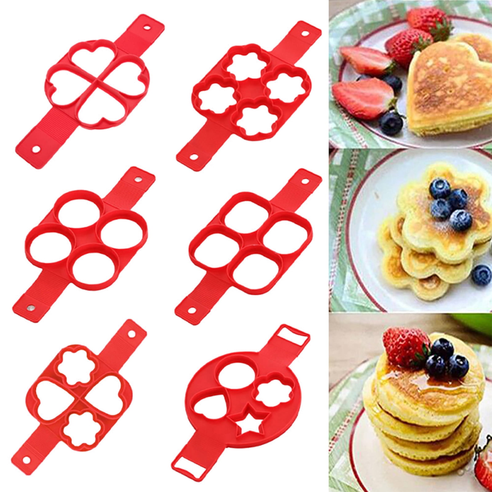 Under 10,4 Hole Omelette Maker, Multi-functional Pancake Maker, Round ...