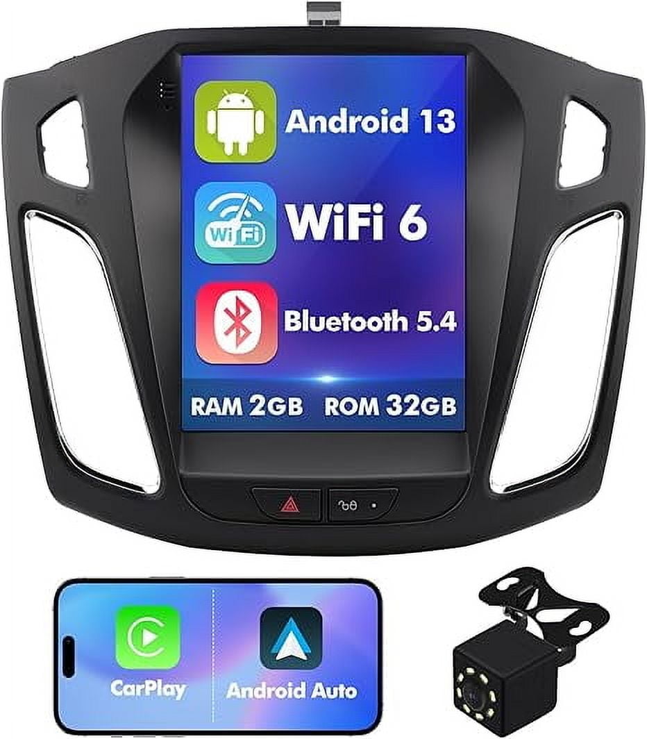 10.4 Inch IPS Touchscreen Android 12 Car Stereo for Ford Focus 2012 ...