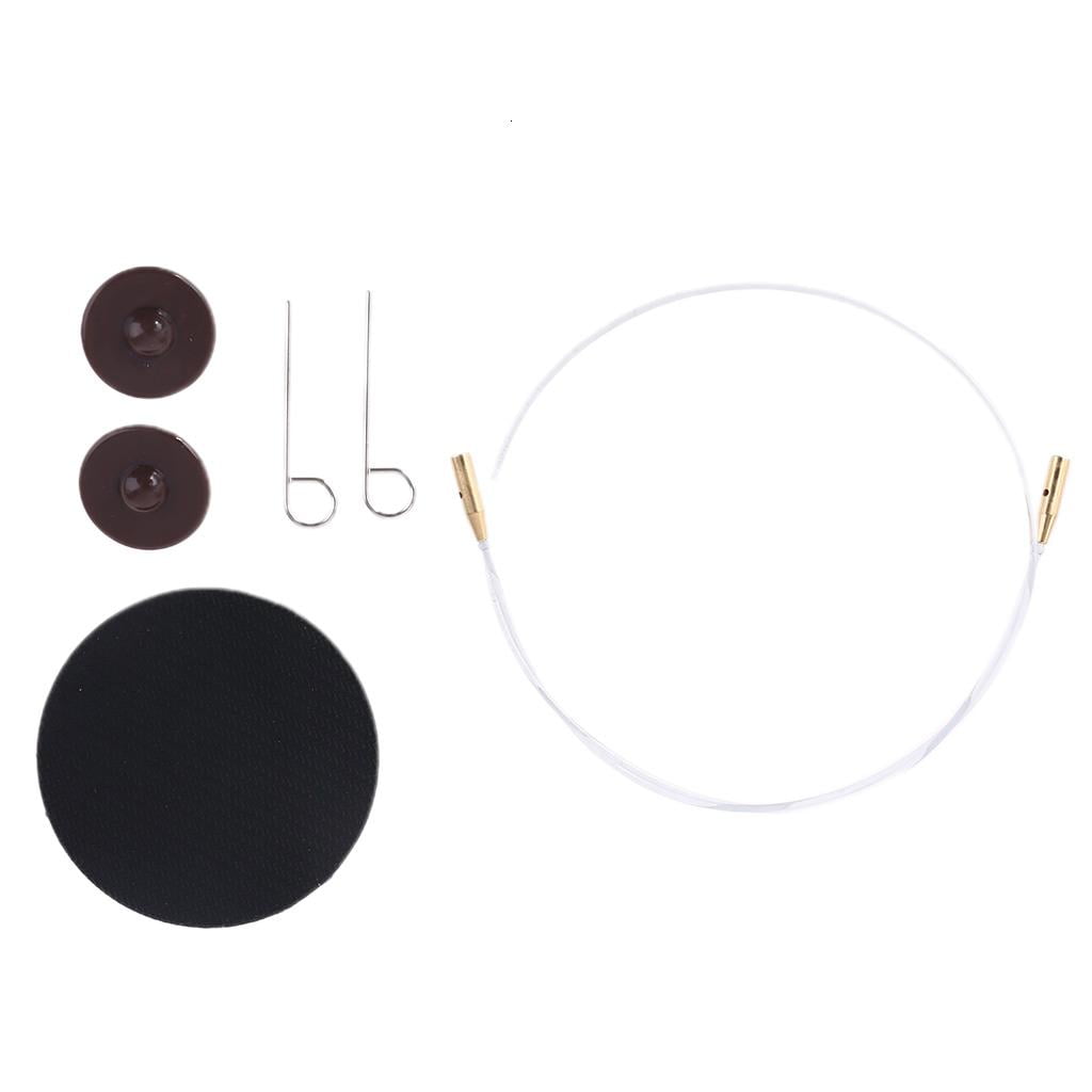 10/40/60/80cm Interchangeable Knitting Needle Cable End Caps Connector ...