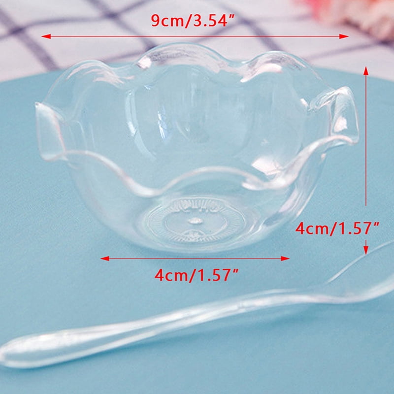 10-40x Mousse Cup Pudding Cups For Dessert Ice-Cream Jelly Yogurt ...