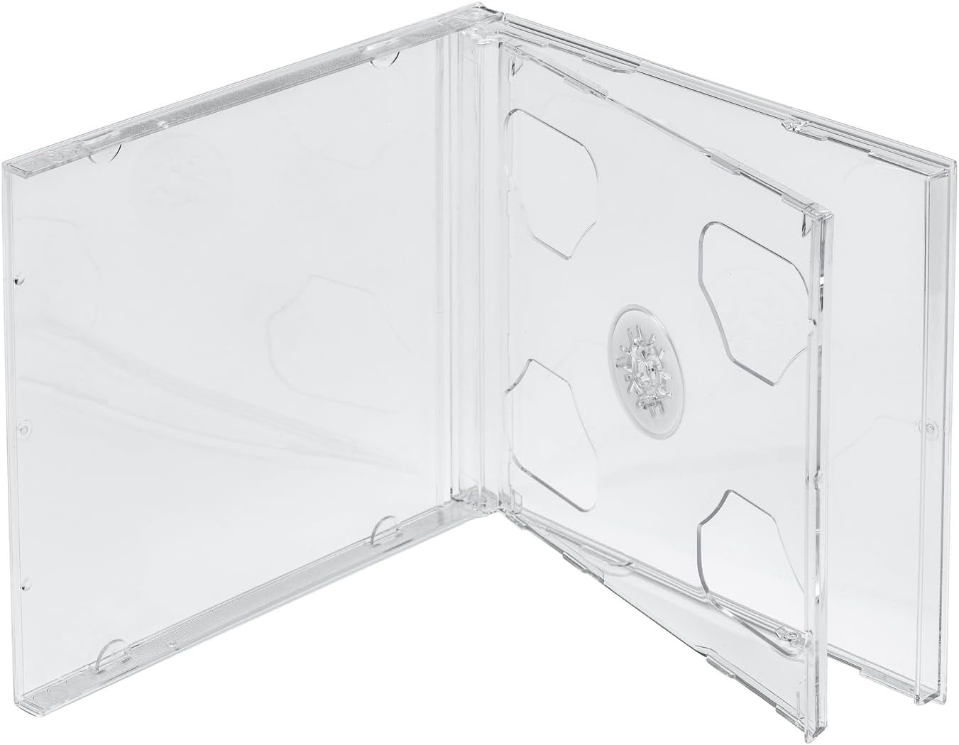 10.4mm Double Clear Jewel Case w/Tray (2-Disc Capacity), 10.4mm Double ...