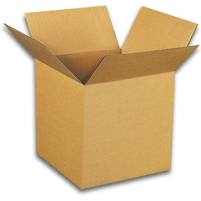 10 4x4x4 Corrugated Cardboard Shipping Boxes Mailing Moving Packing