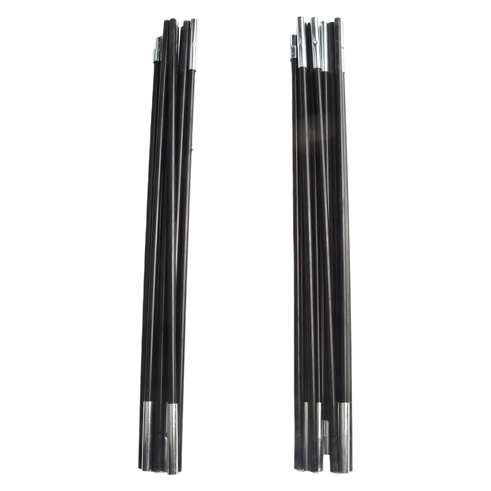 10.5-12.8Ft Fiberglass Tent Pole Awning Rods Outdoor Camping Tent ...