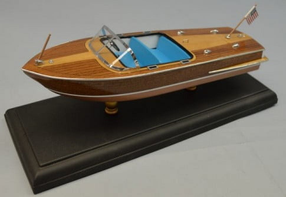 10.5" 1956 Chris Craft 21' Capri Boat Laser Cut Kit (1/24) - Walmart.com