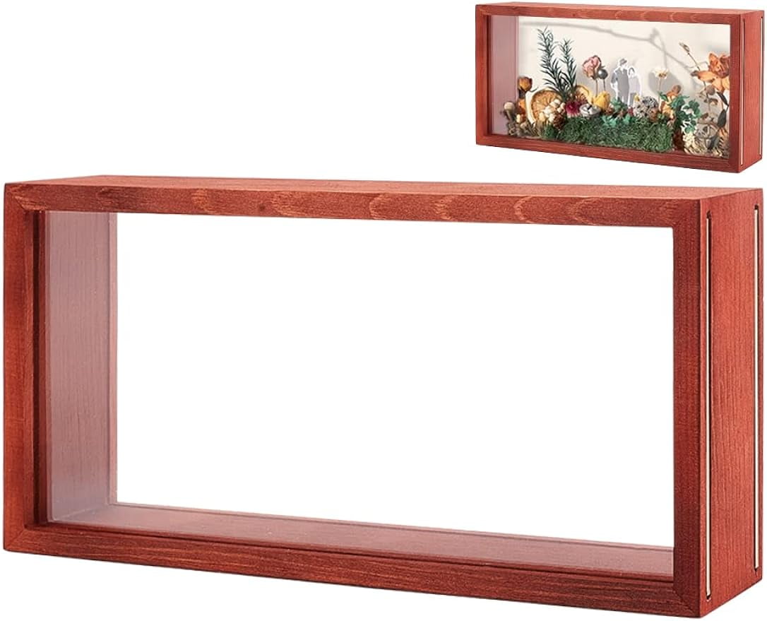 10×5×2" Shadow Photo Frame Shadow Box Picture Frame with Double-Sided ...